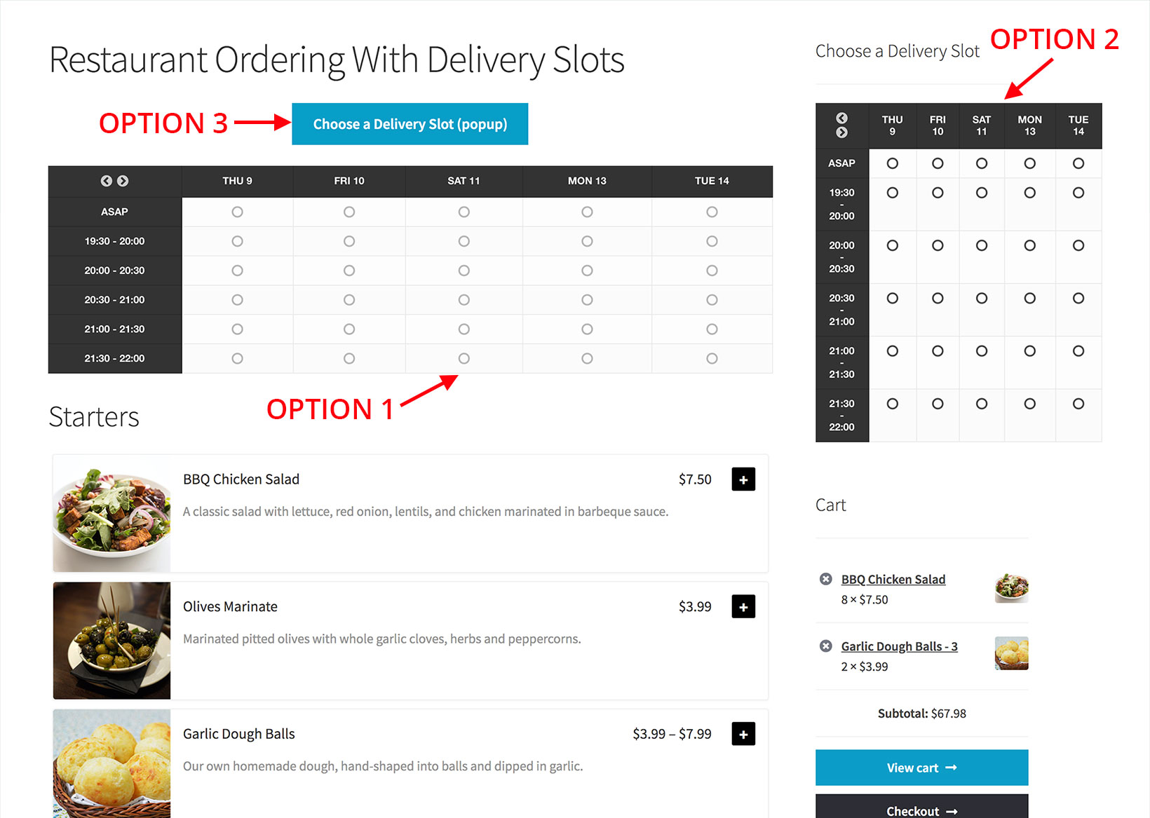Add Delivery & Collection to WooCommerce Restaurant Ordering System