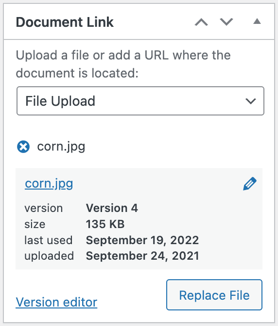 Document version control