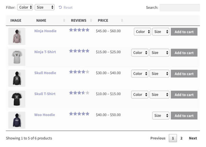 How to Create a WooCommerce List View of Your Products