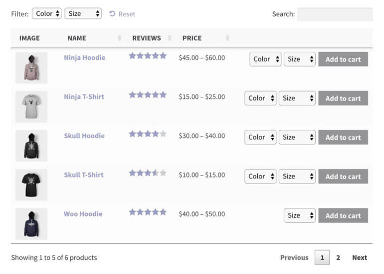 How to Create a WooCommerce List View of Your Products