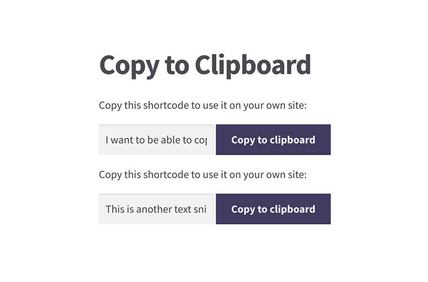 An Easy Plugin To Copy To Clipboard In WordPress Barn2 Plugins