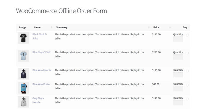 Create a Printable WooCommerce Order Form to Use Offline