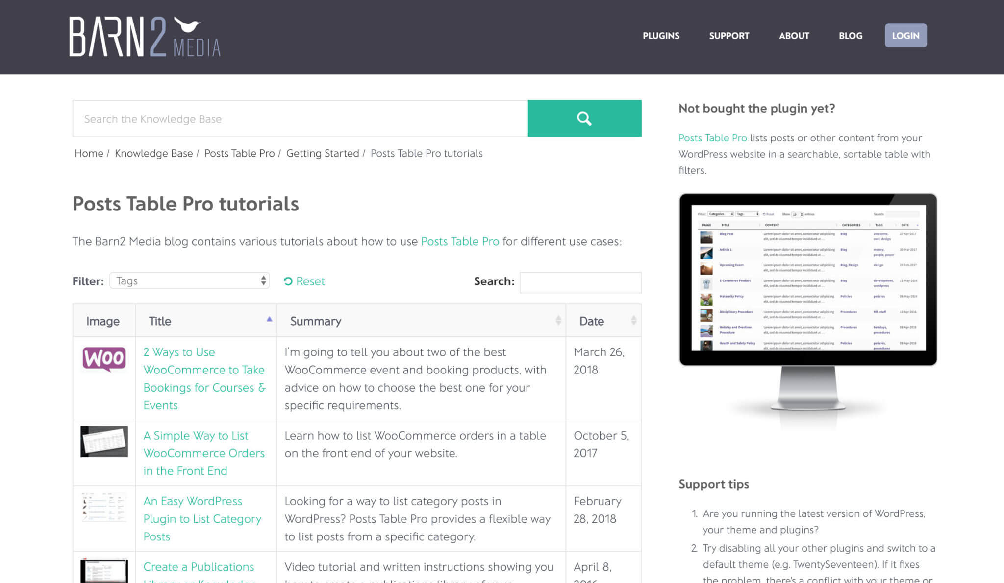 A Plugin To List WordPress Posts By Category Tag Author Month More