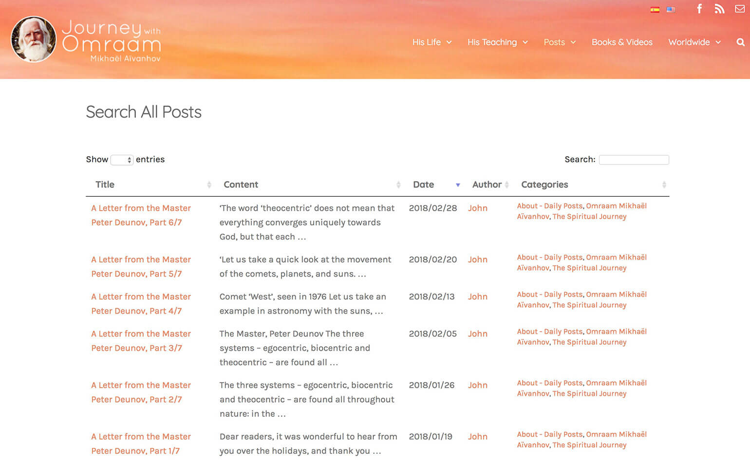 WordPress Index Plugin: Create an Index of Your Website Content