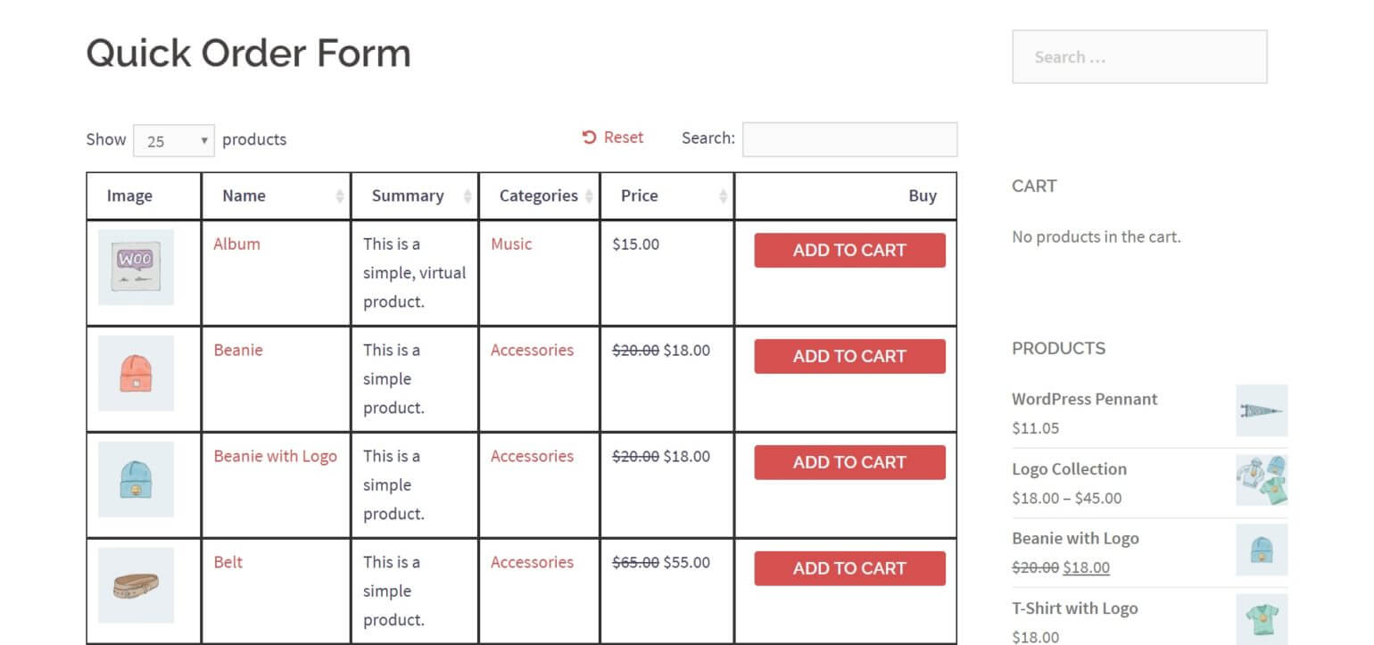 Effortlessly Place Orders With A Woocommerce Quick Order Form