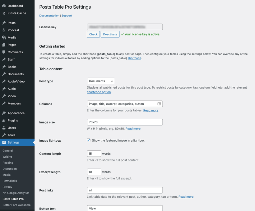 WordPress Table Plugin: List Posts, Pages & Custom Post Types