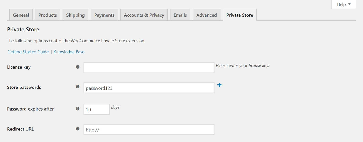 Add WooCommerce to WordPress in a Hidden Development Area