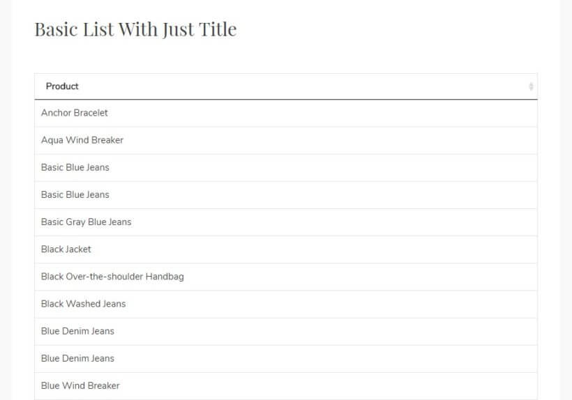 How to Create a WooCommerce List View of Your Products