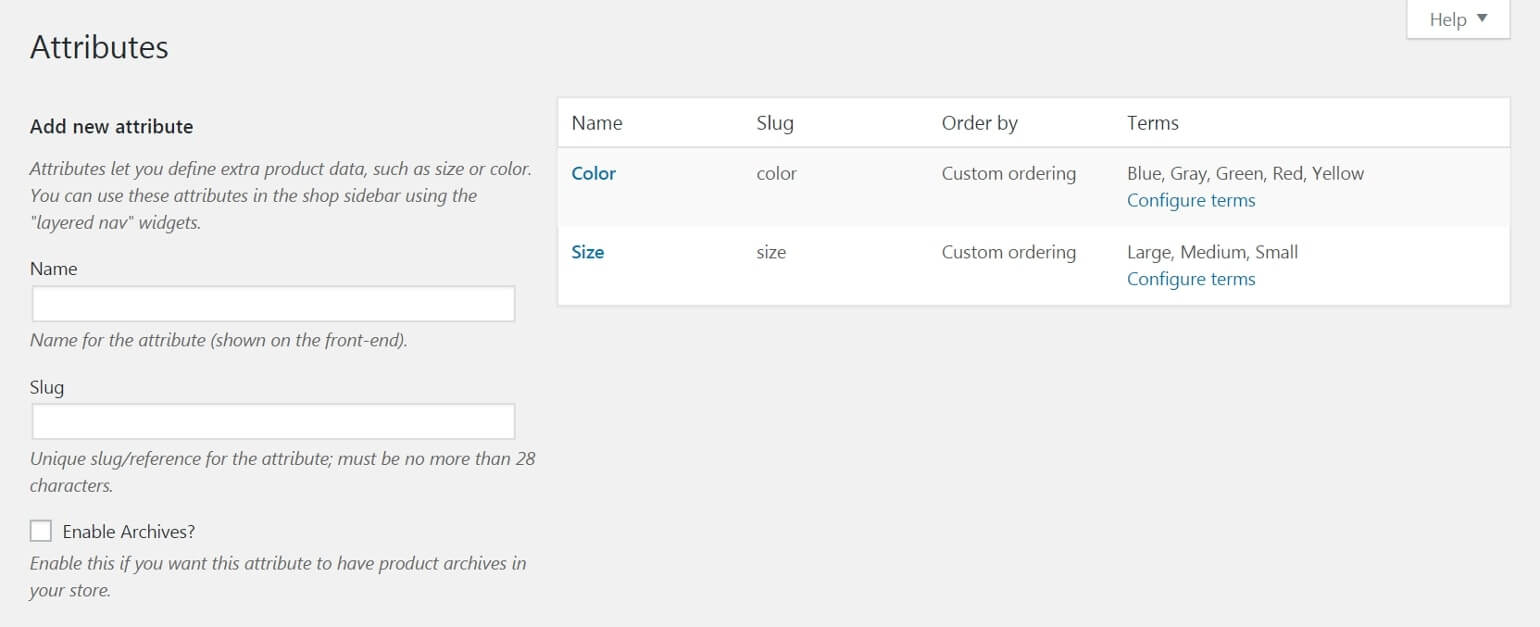How to Display WooCommerce Attributes on Shop Pages | Product Table