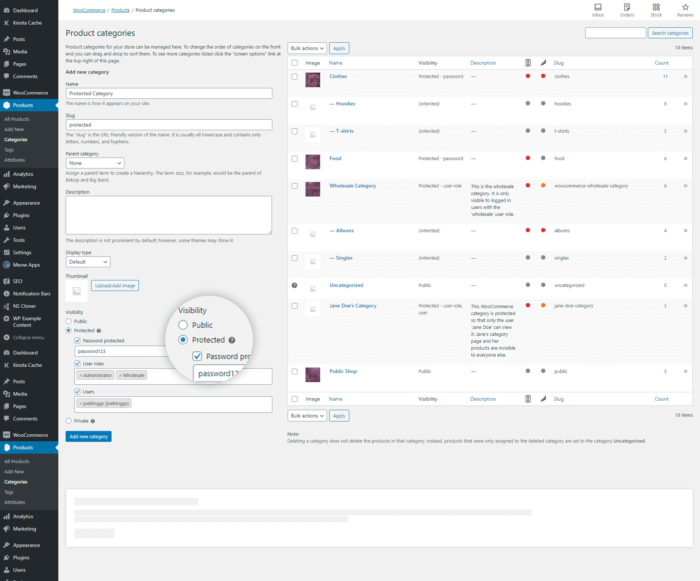 Woocommerce Protected Categories Wordpress Plugin