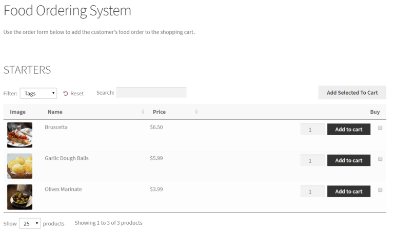 WooCommerce POS: Food orders via iPad at counter or table