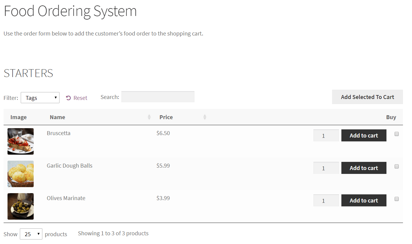 WooCommerce POS: Food orders via iPad at counter or table