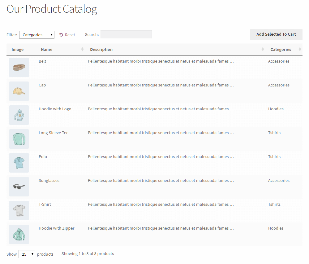 WordPress Product Catalog With or Without a Shopping Cart
