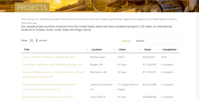 WordPress Case Studies Plugin. List your Portfolio in a Table