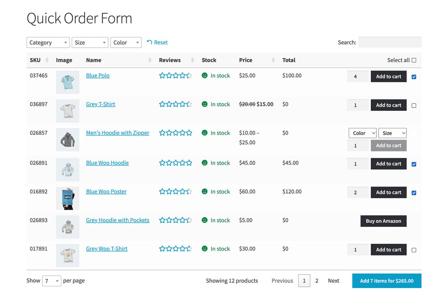 The Best WooCommerce Order Form Plugin | Barn2 Plugins