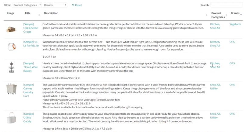 How to Create a BigCommerce Product Table in WordPress