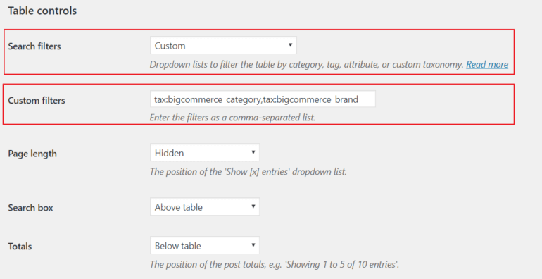 How to Create a BigCommerce Product Table in WordPress