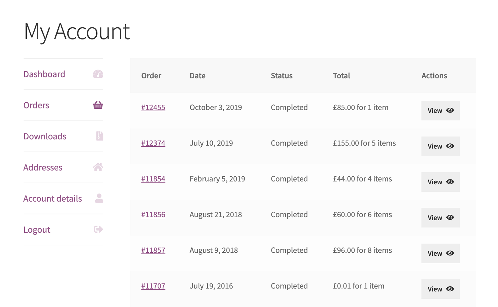 Woocommerce Display All Products Purchased By User 7479