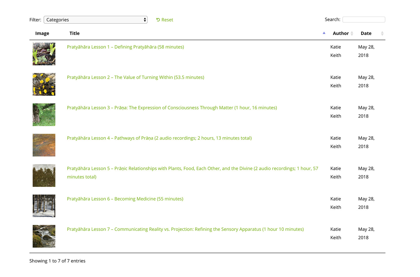 List LearnDash Courses & Lessons in a Searchable WordPress Table View