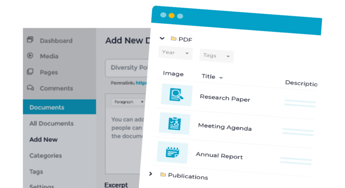 WordPress PDF Library with the Document Library Pro Plugin