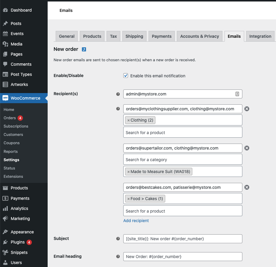 How to set up WooCommerce order notifications in 2025
