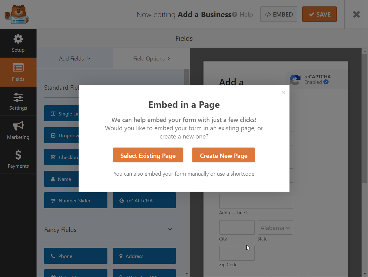Show WPForms Form Entries in a Searchable Table