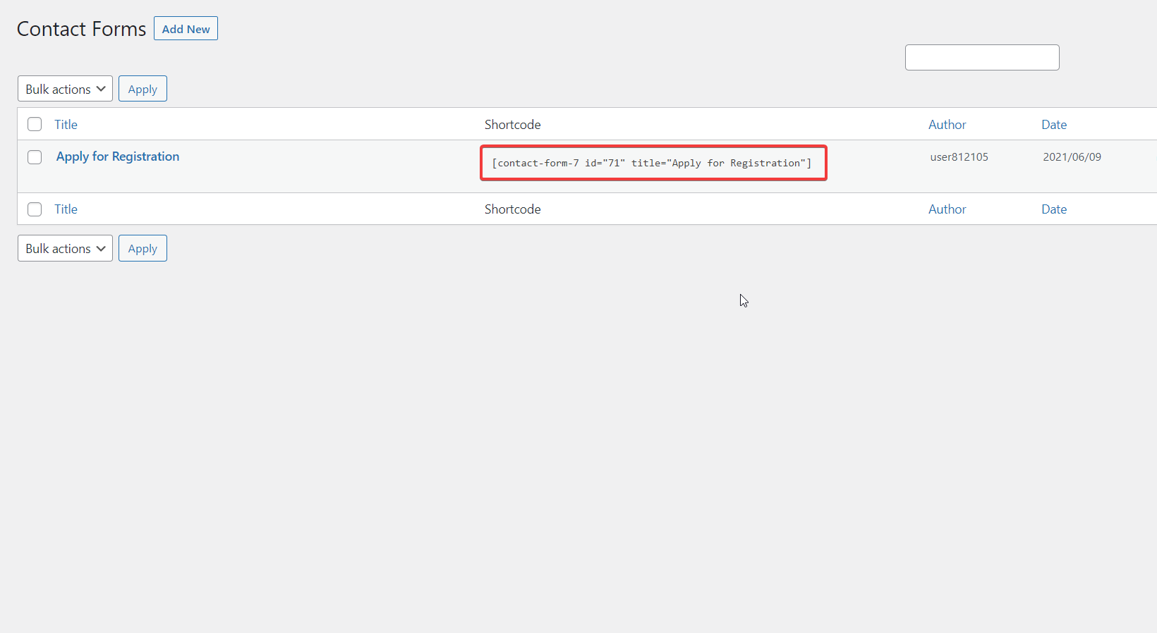 Collecting User Data with Contact Form 7 and Displaying It