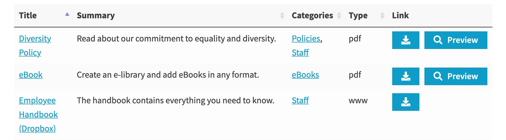 WordPress Document Library with Preview & Multi-Download