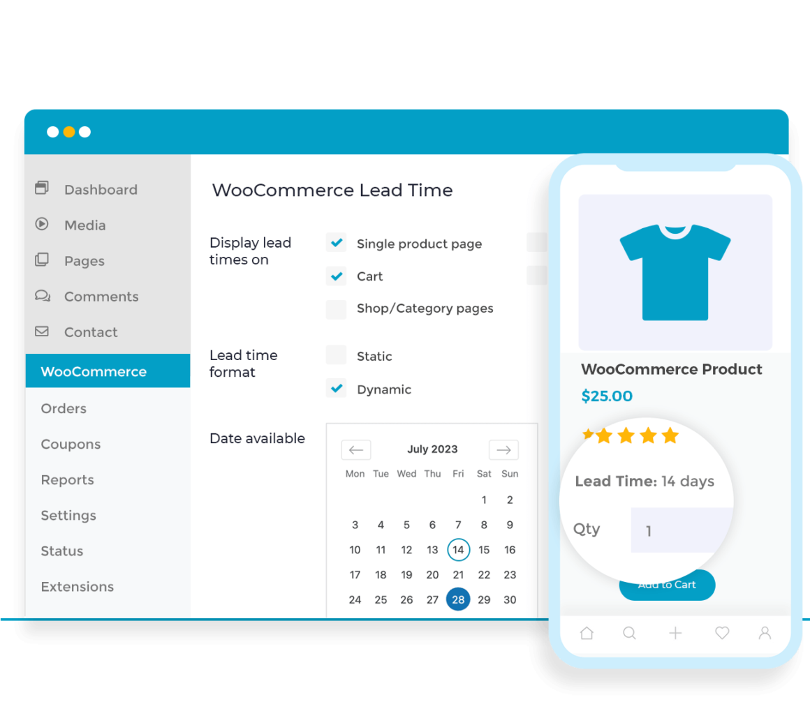 WooCommerce Lead Time Plugin: Display Product Lead Times