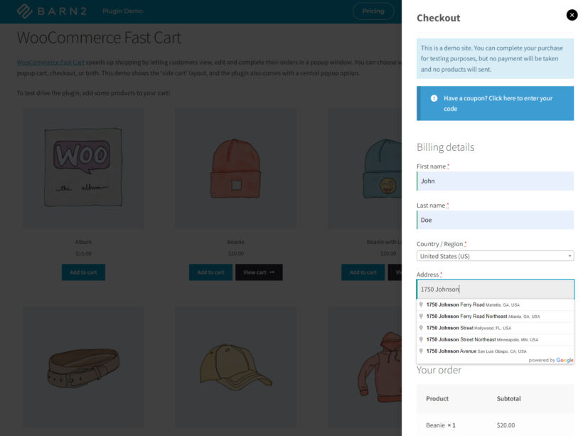 How to Set up Google Address Autocomplete in WooCommerce