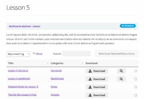 How to Add a Searchable Course Materials Library to LearnDash