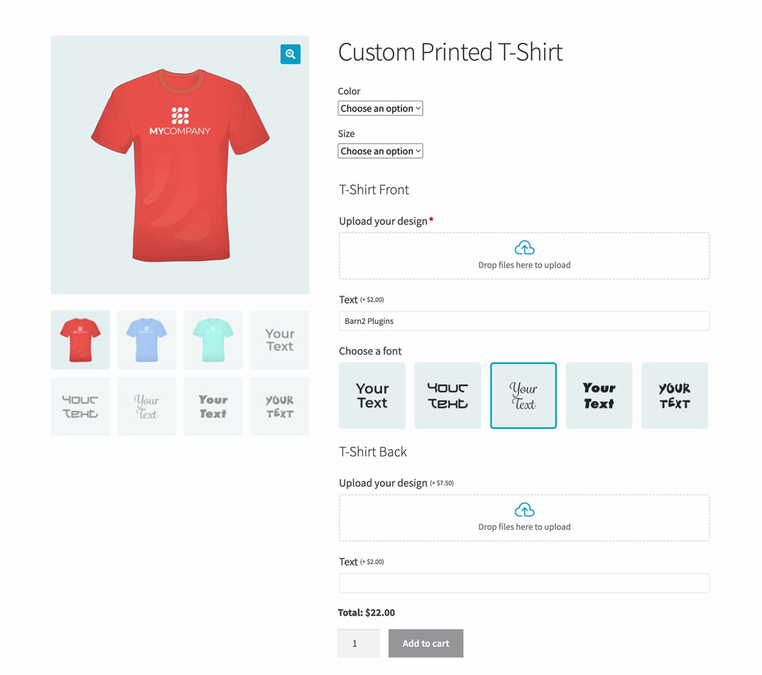 10+ Must-Have WooCommerce Custom Product Designer Plugins