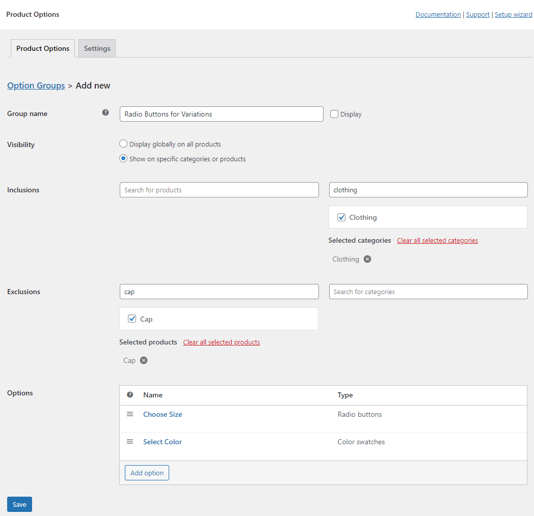 How To Add Radio Buttons To Product Variations In Woocommerce
