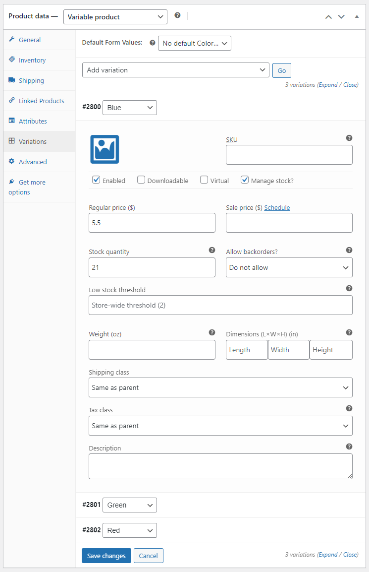 How to Manage WooCommerce Variation Stock for Products