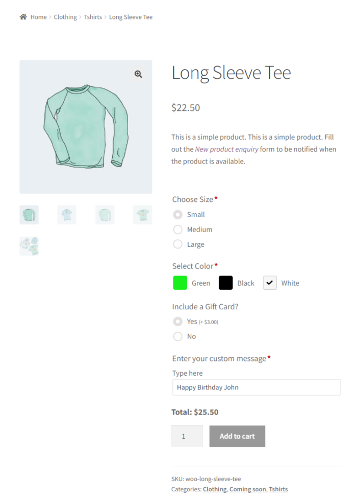 How to Add Radio Buttons to Product Variations in WooCommerce