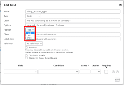 Setting Up Conditional Fields on WooCommerce Checkout Pages