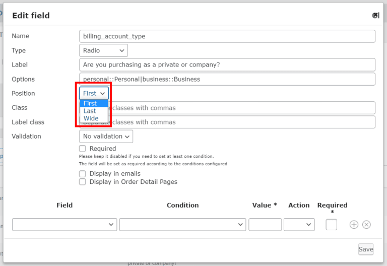 Setting Up Conditional Fields on WooCommerce Checkout Pages