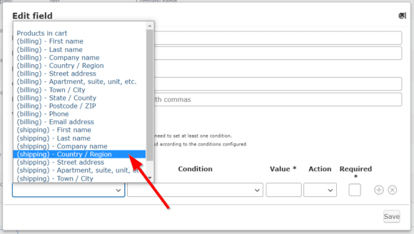 Setting Up Conditional Fields On Woocommerce Checkout Pages 0356
