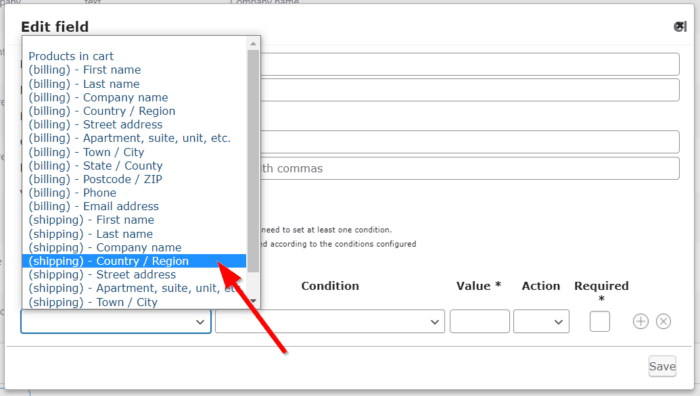 Setting Up Conditional Fields on WooCommerce Checkout Pages