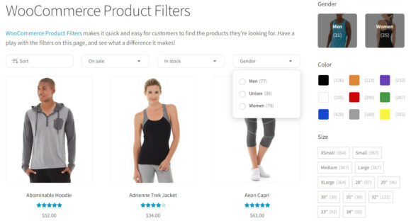 Implementing a Horizontal Product Filter in WooCommerce