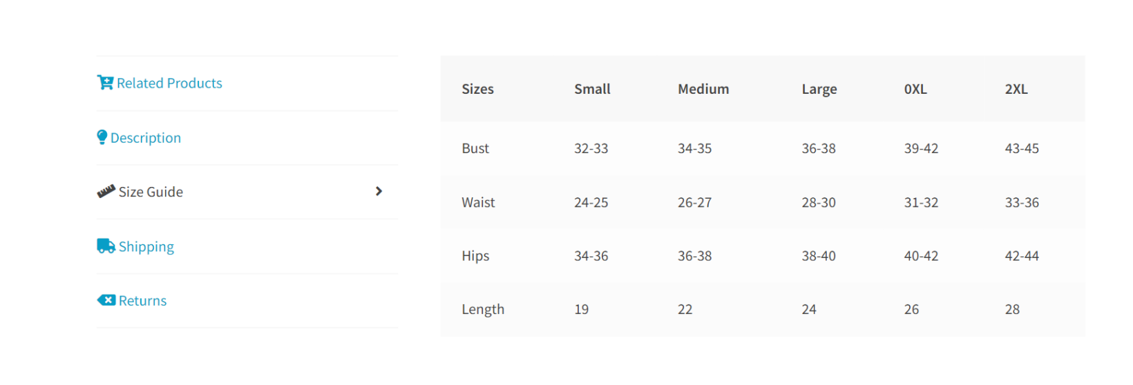 How to Implement a Product Size Chart in WooCommerce