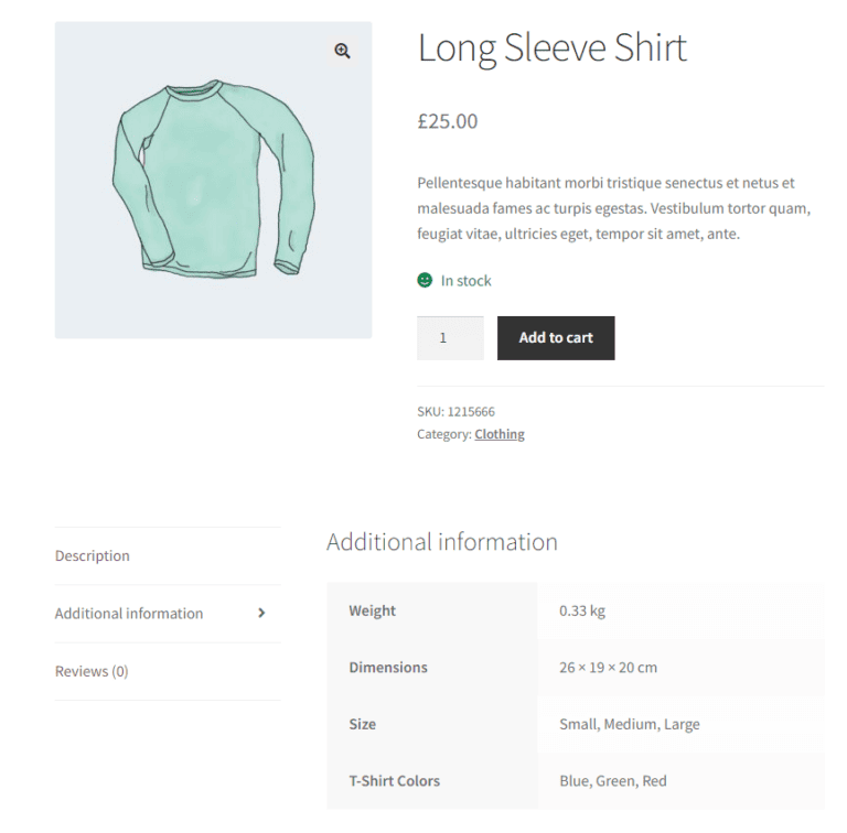 WooCommerce: How to Effectively Use Additional Information Tab