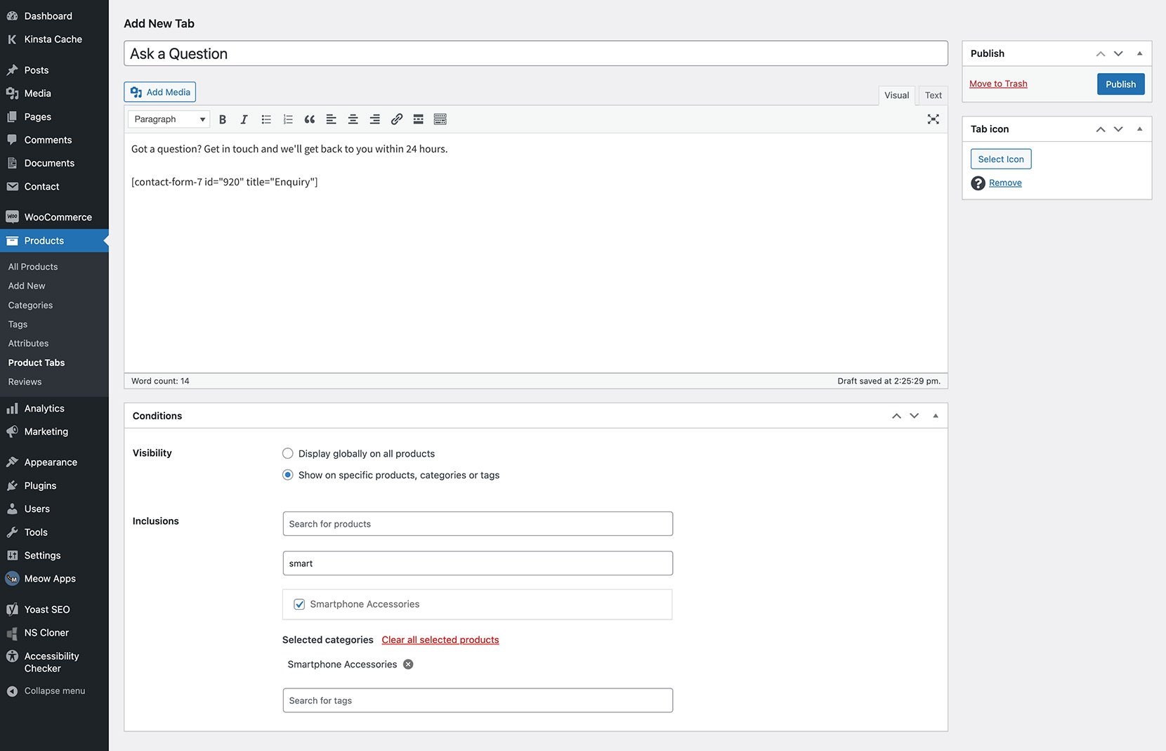 WooCommerce: Add New Tab @ Single Product Page WooCommerce: Add New Tab @ Single Product Page