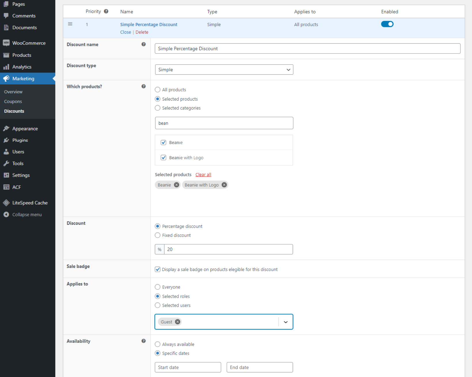 Tutorial: Set Up a First Order Discount in WooCommerce
