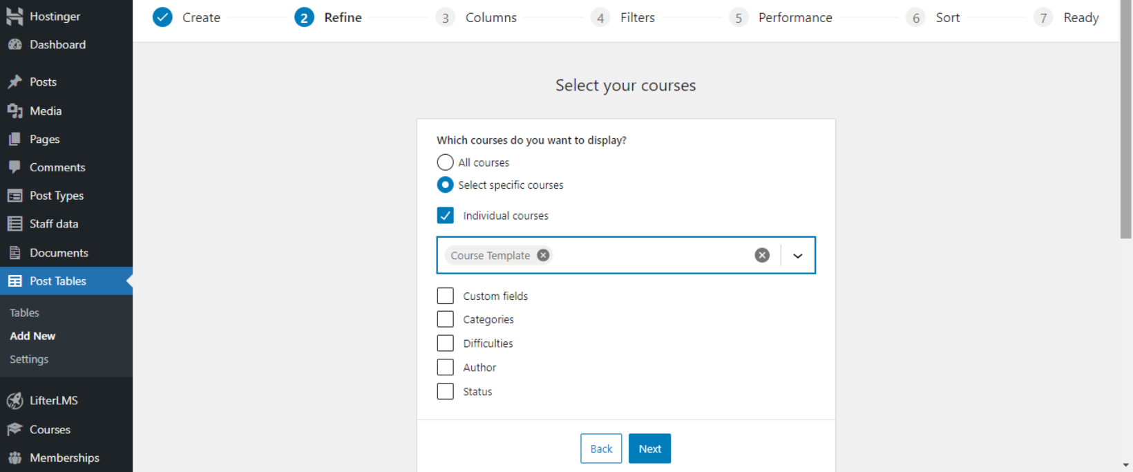 Tutorial: List LifterLMS Courses & Lessons in a Searchable Table