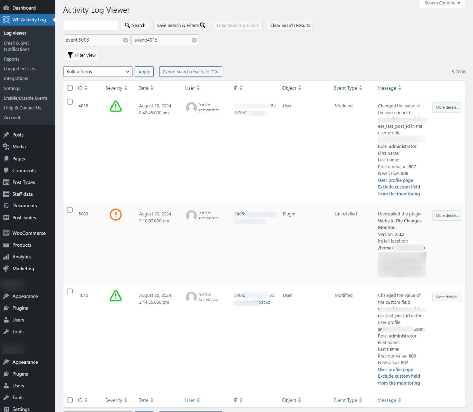 Wp Activity Log Review Features Pricing Pros And Cons Etc Barn2 Plugins