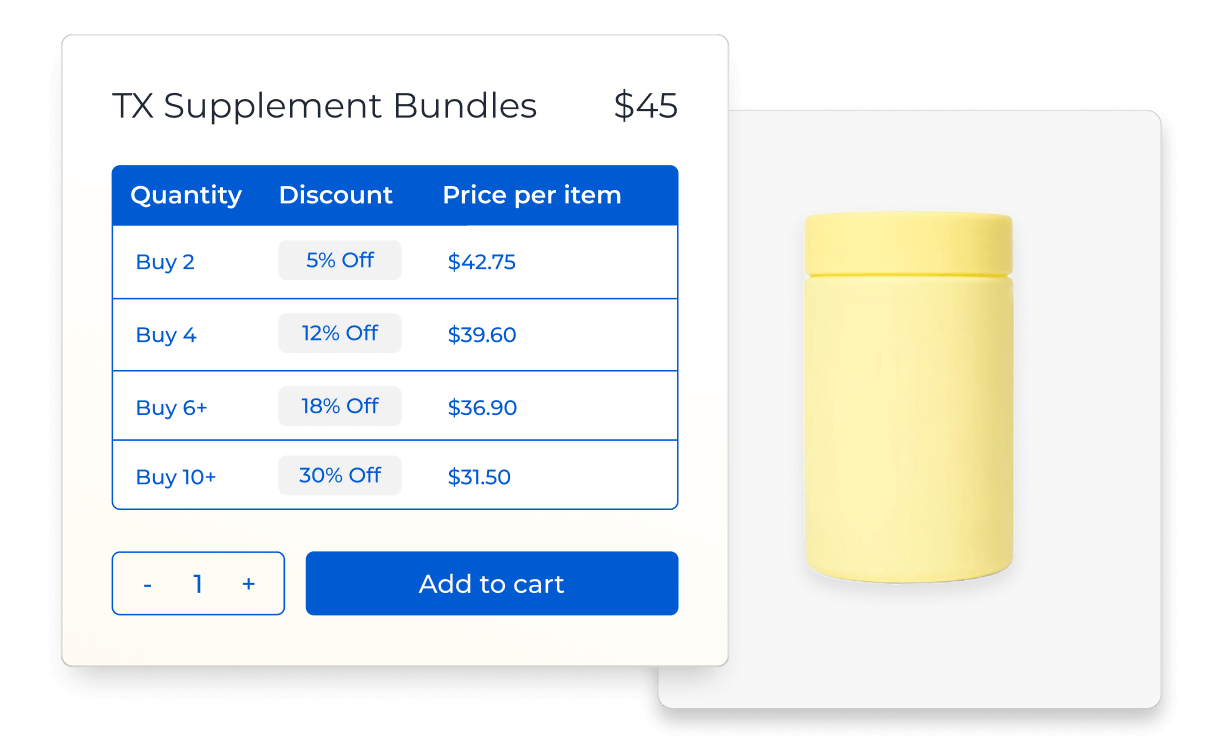 Bundles & Bulk Discounts Shopify App: Easy Quantity Pricing