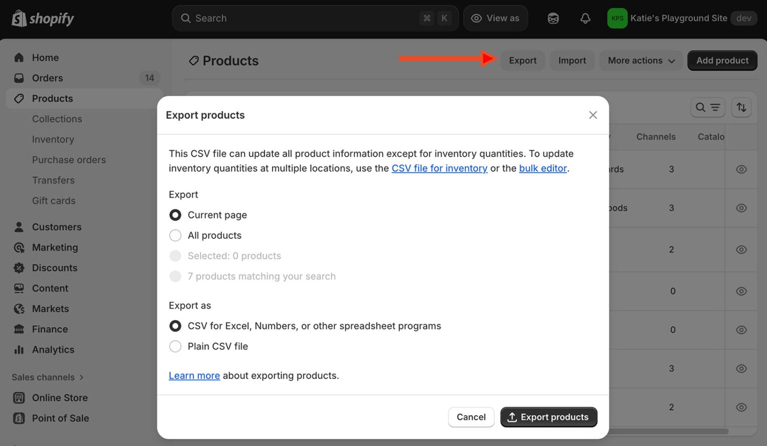 How to Bulk Edit Products in Shopify