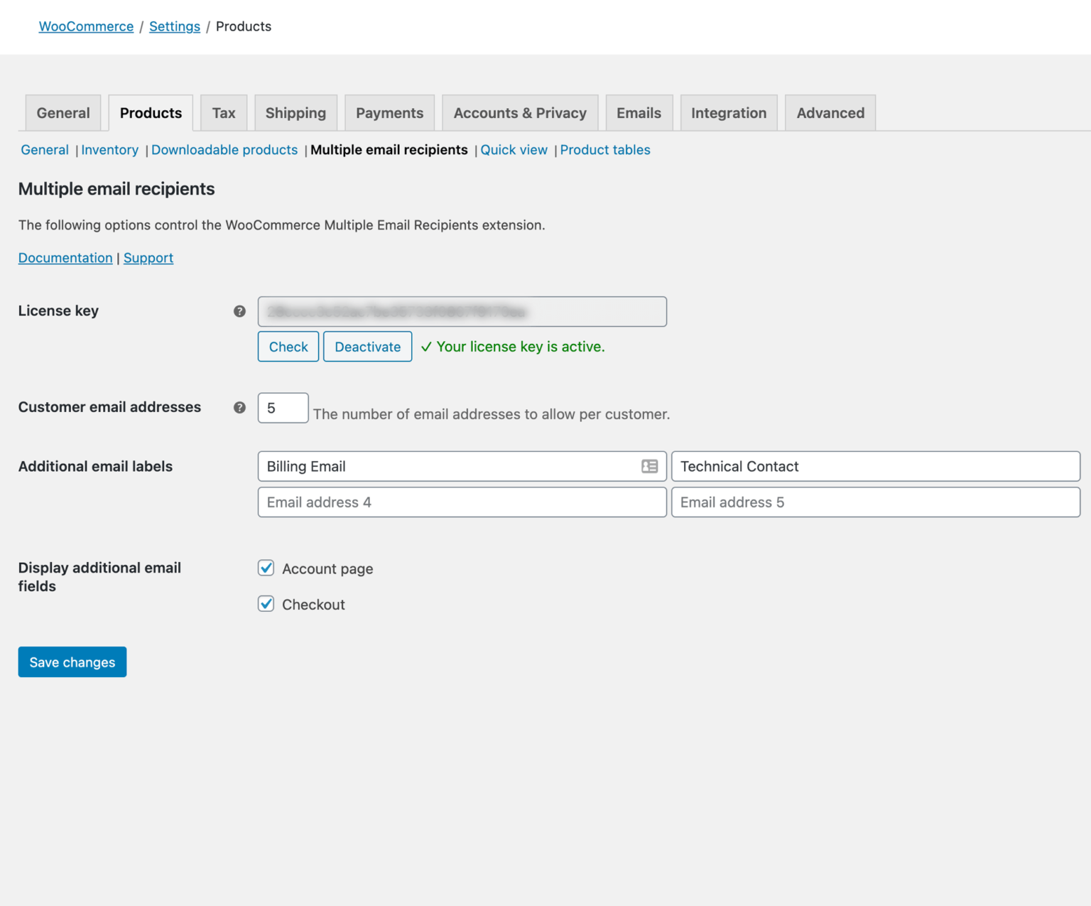 WooCommerce Multiple Email Recipients WordPress Plugin