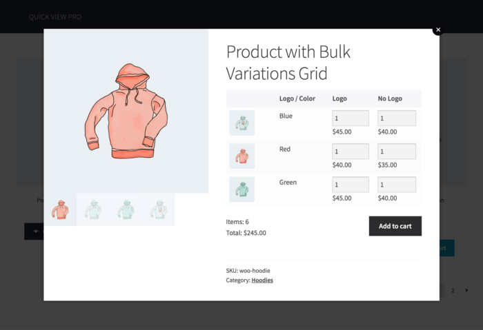 WooCommerce Variations Table: 2 Ways to List Product Variations